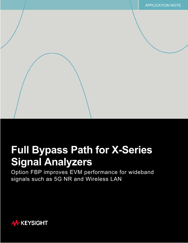 Full Bypass Path for X-Series Signal Analyzers PDF Asset Page | Keysight